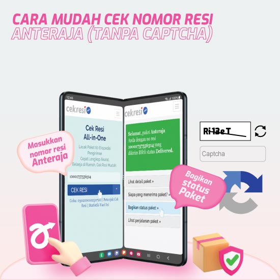Cara Mudah Cek Nomor Resi Anteraja (Tanpa Captcha) - Cekresi.com