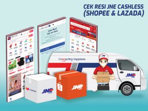 Cara Cek Resi JNE Cashless (Shopee & Lazada) - Cekresi.com