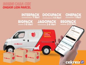 Begini Cara Cek Ongkir Lion Parcel (Onepack, Regpack, Jagopack, dan Bigpack) - Cekresi.com