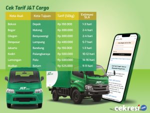 Cek Tarif J&T Cargo - Cekresi.com