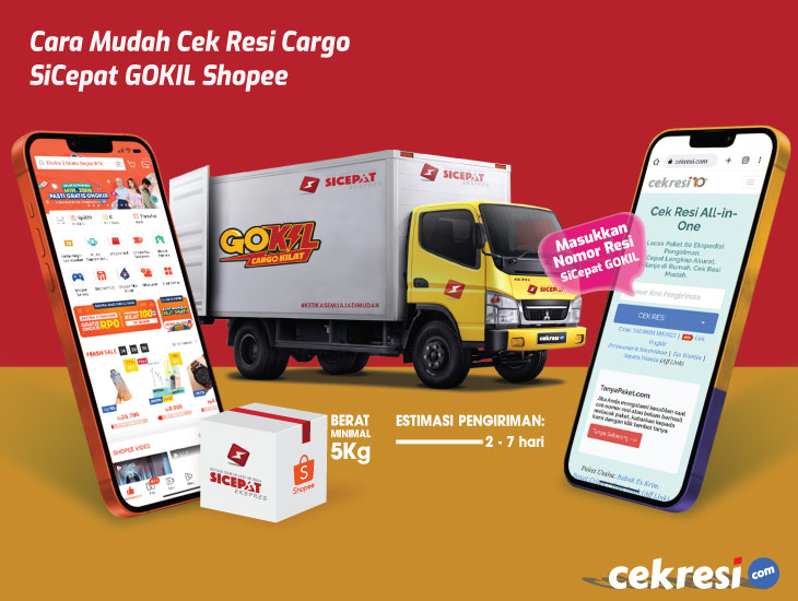 Cara Mudah Cek Resi Cargo SiCepat GOKIL Shopee - Cekresi.com