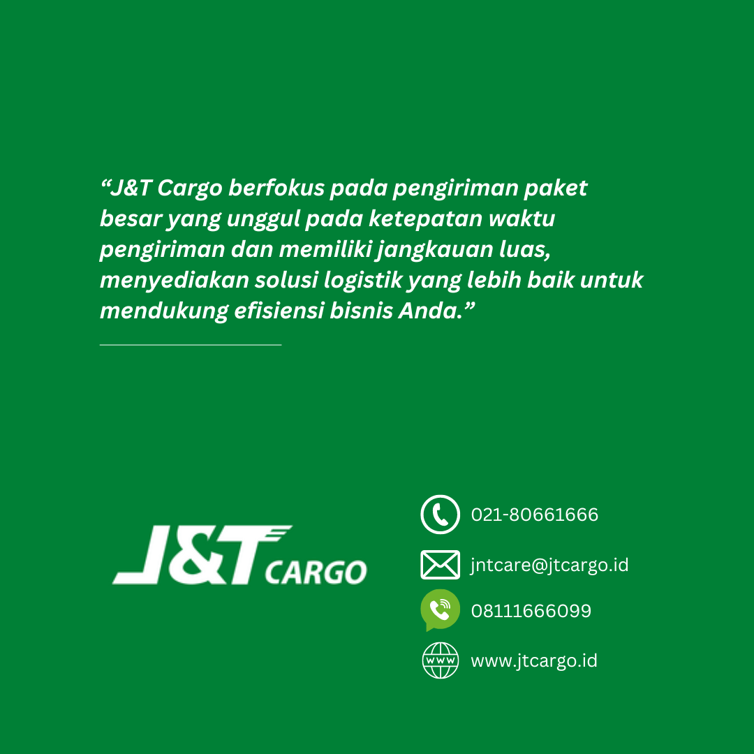 Cek Resi J&T Cargo Cepat Akurat